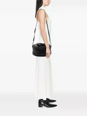 Balenciaga 2017 Lambskin Round Arena Air Hobo Satchel