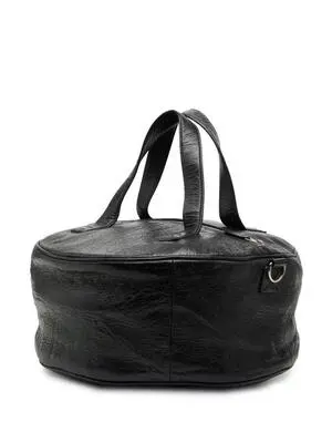 Balenciaga 2017 Lambskin Round Arena Air Hobo Satchel