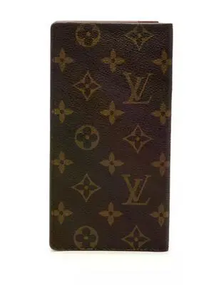 LOUIS VUITTON 2002 Monogram Brazza Wallet Long Wallets - Brown