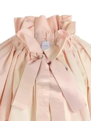 PATOU Ruffled Bow Detail Top - Pink