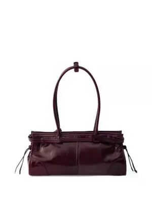 Prada Bonnie Medium Leather Bag - Purple