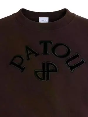 PATOU Logo Patch Cropped Sweater