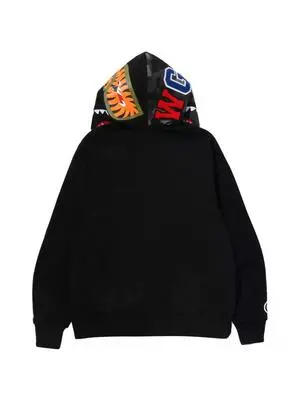 A BATHING APE Shark Full Zip Reversible Hoodie - Black