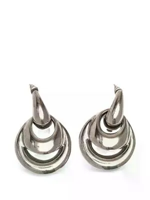 PANCONESI Blow Up Drop Earrings - Silver