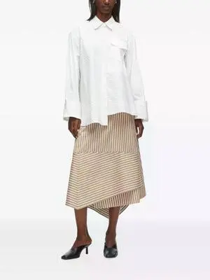 3.1 Phillip Lim Asymmetric Striped Shirt