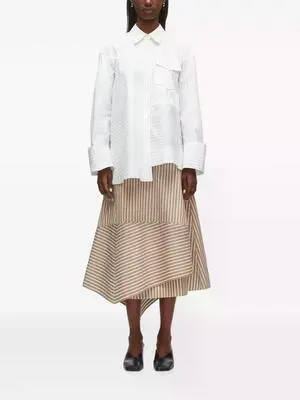 3.1 Phillip Lim Asymmetric Striped Shirt