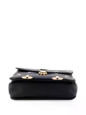 LOUIS VUITTON Pochette Metis Monogram Empreinte Giant Crossbody Bag - Black
