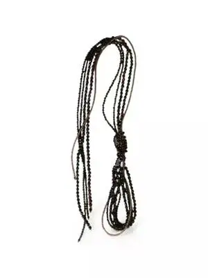 Brunello Cucinelli Multi-strand Stone Necklace - Brown