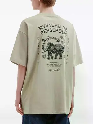 AFTERMATHS Graphic-print Cotton T-shirt