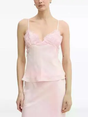 Bardot Elisan Lace-trim Camisole Top - Pink