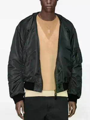 MAISON MARGIELA Reversible Signature-stitches Bomber Jacket