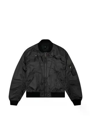 MAISON MARGIELA Reversible Bomber Jacket With Signature Stitches - Grey