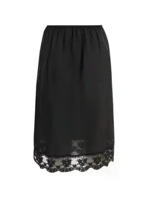 THE GARMENT Lace-trim Mini Skirt - Black