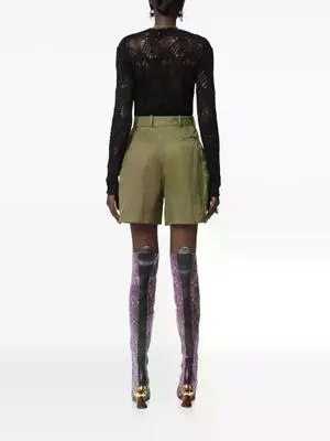 Nina Ricci Wrinkled-effect Pleated Shorts