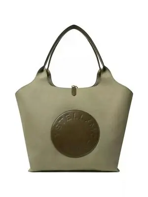 Stella McCartney Logo-patch Tote Bag - Green