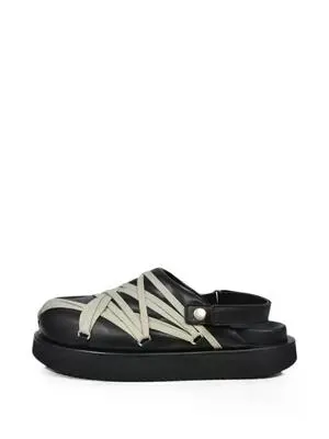 Rick Owens Lace-up Platform Mules