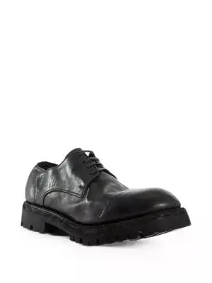 Guidi Leather Lug-sole Derby Shoes