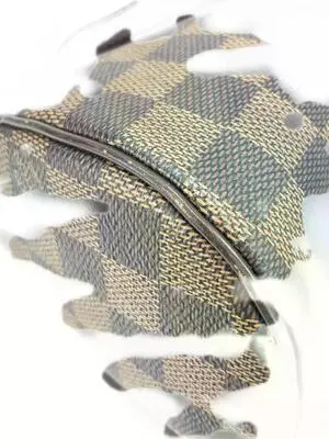 LOUIS VUITTON 2005 Damier Ebene Riviera Mm Handbag