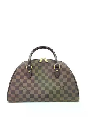 LOUIS VUITTON Damier Ebene Riviera Mm Handbag - Brown