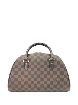 LOUIS VUITTON Damier Ebene Riviera Mm Handbag - Brown