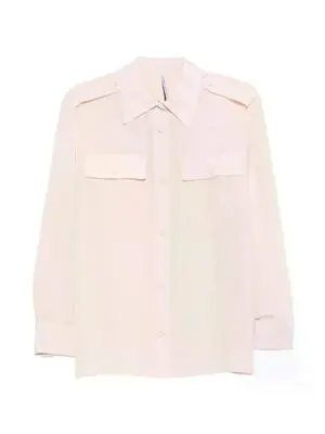 Liviana Conti Button-fastening Long-sleeve Shirt - Pink