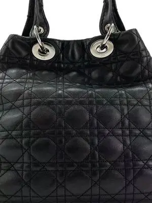 Dior Cannage Hand Bag - Black