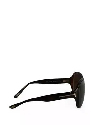 TOM FORD Round Tortoise-shell Sunglasses