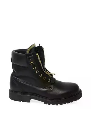 Balmain Taiga Zip-up Ankle Boots - Black