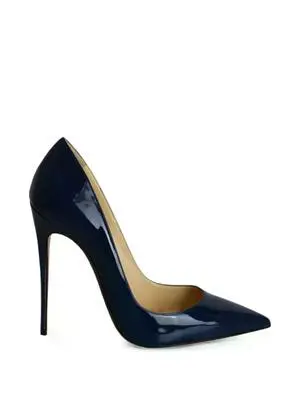 CHRISTIAN LOUBOUTIN So Kate Patent Leather Pumps - Blue