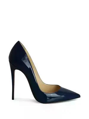 CHRISTIAN LOUBOUTIN So Kate Patent Leather Pumps - Blue
