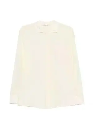 Liviana Conti Concealed-front Buttoned Shirt - Neutrals