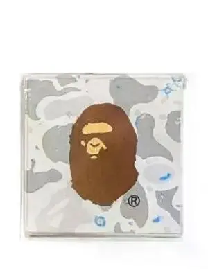 A BATHING APE Space Camo Keychain - Silver
