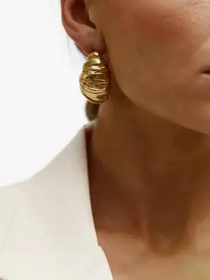 PAOLA SIGHINOLFI Ridged Hoop Earrings