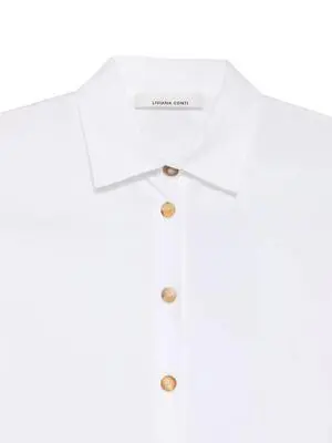 Liviana Conti Button-fastening Back-tie Shirt