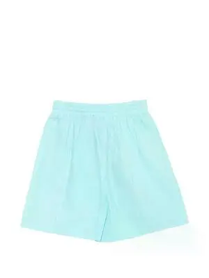 Moschino Logo-print Pinstripe-pattern Shorts