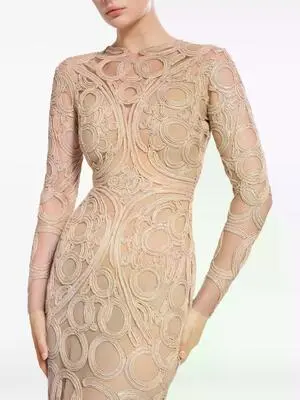 Elie Saab Sequin-embroidered Maxi Dress