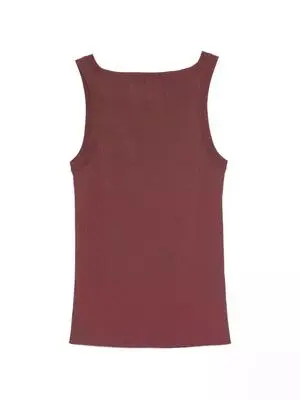 Liviana Conti Ribbed-knit Top - Red