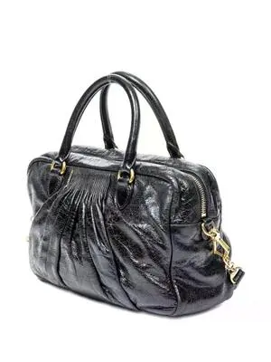 Miu Miu Mini Pleated Boston Zip Tote Bag