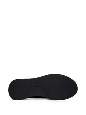BOSS Logo-print Leather Sneakers