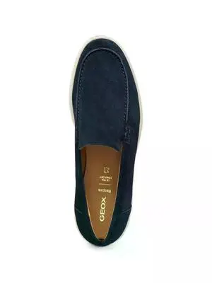 Geox Spherica Ec17 Sued Loafers
