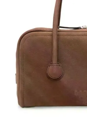 MARGESHERWOOD Logo-embossed Leather Shoulder Bag