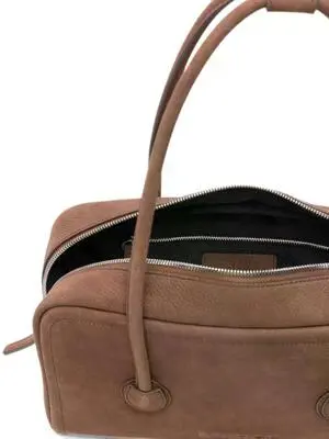 MARGESHERWOOD Logo-embossed Leather Shoulder Bag