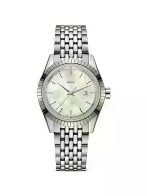 RADO Hyperchrome 35mm Watch With Stainless Steel Bracelet - White