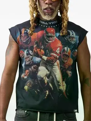 DUAA Squad Cutoff Sleveless T-shirt - Black