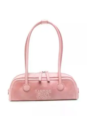 MARGESHERWOOD Soft Boston Ew Leather Tote Bag - Pink
