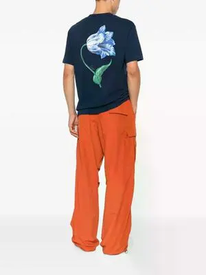 Kenzo Floral-print T-shirt - Blue