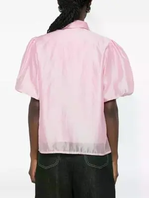 PAPER LACE Ruffled Crystal-embellished Shirt