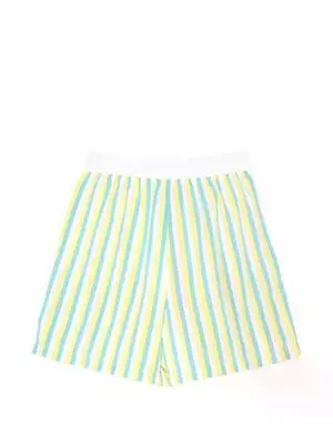 Moschino Striped Logo-patch Shorts