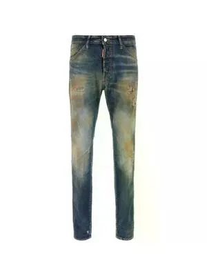 Dsquared2 Teddy Distressed Jeans - Blue