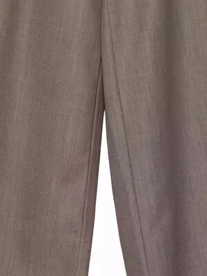 RUOHAN Pleat Wool Palazzo Pants